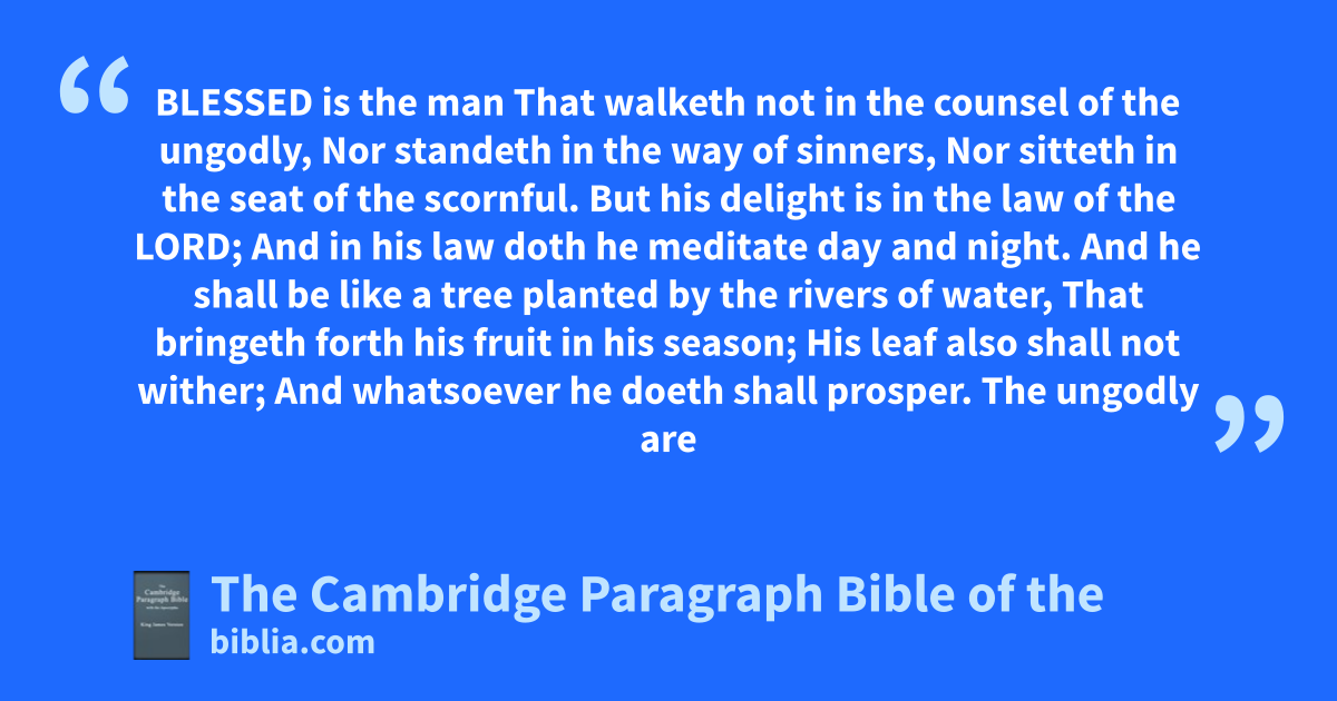 The Cambridge Paragraph Bible of the Authorized English Version (Biblia ...