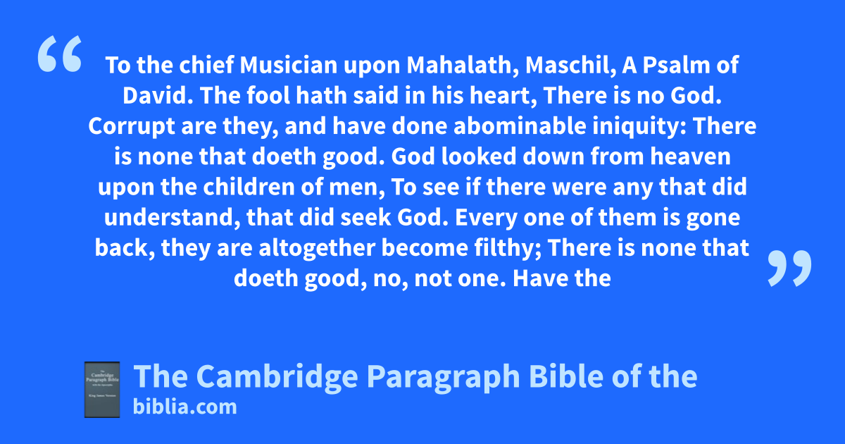 The Cambridge Paragraph Bible of the Authorized English Version (Biblia ...
