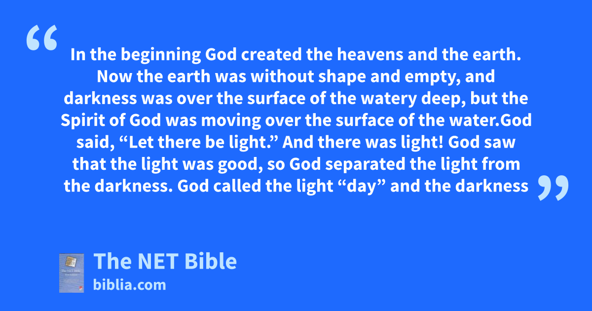 The NET Bible (Biblia.com)