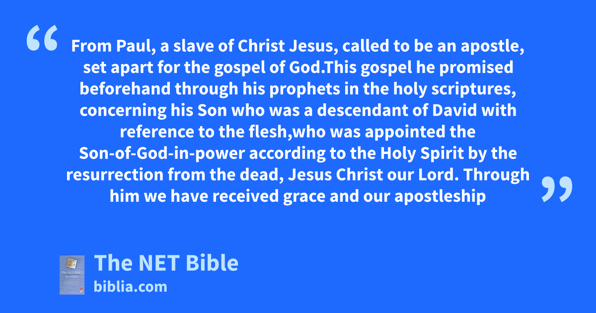 The NET Bible (Biblia.com)