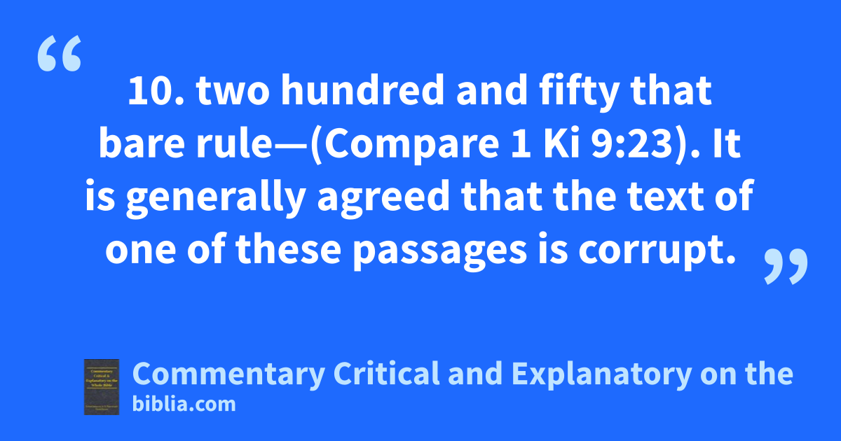 Commentary Critical and Explanatory on the Whole Bible (Biblia.com)