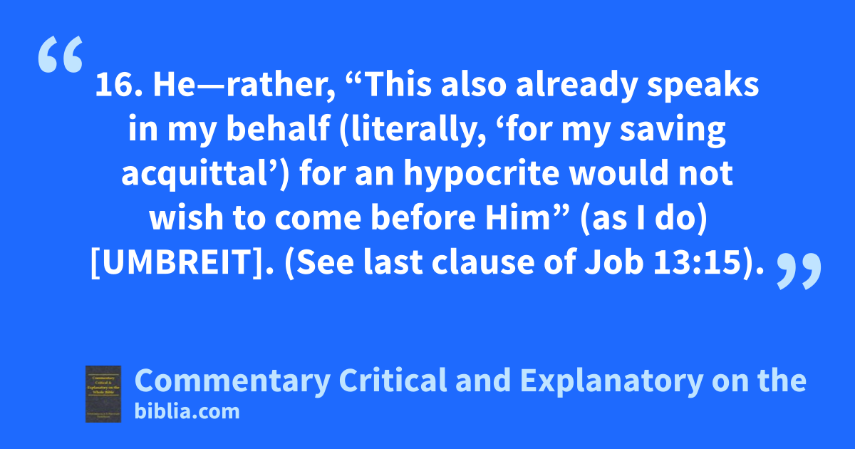 Commentary Critical and Explanatory on the Whole Bible (Biblia.com)