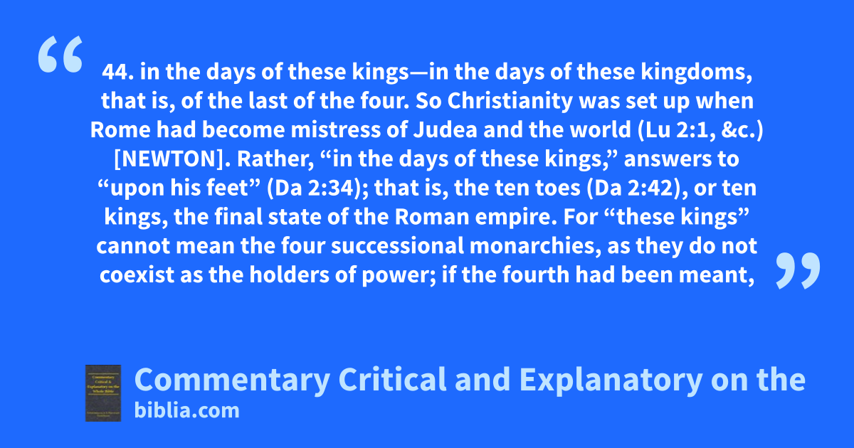 Commentary Critical and Explanatory on the Whole Bible (Biblia.com)