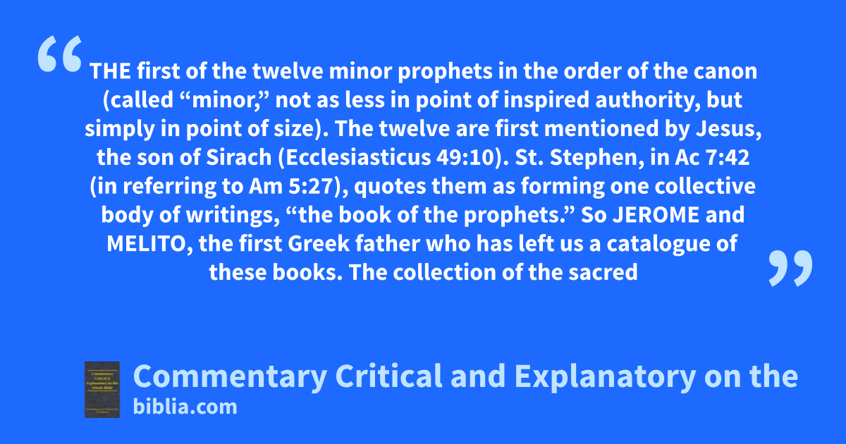 Commentary Critical and Explanatory on the Whole Bible (Biblia.com)