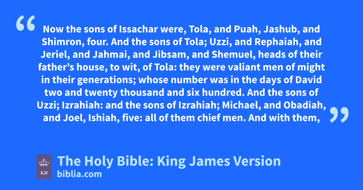 The Holy Bible: King James Version (Biblia.com)