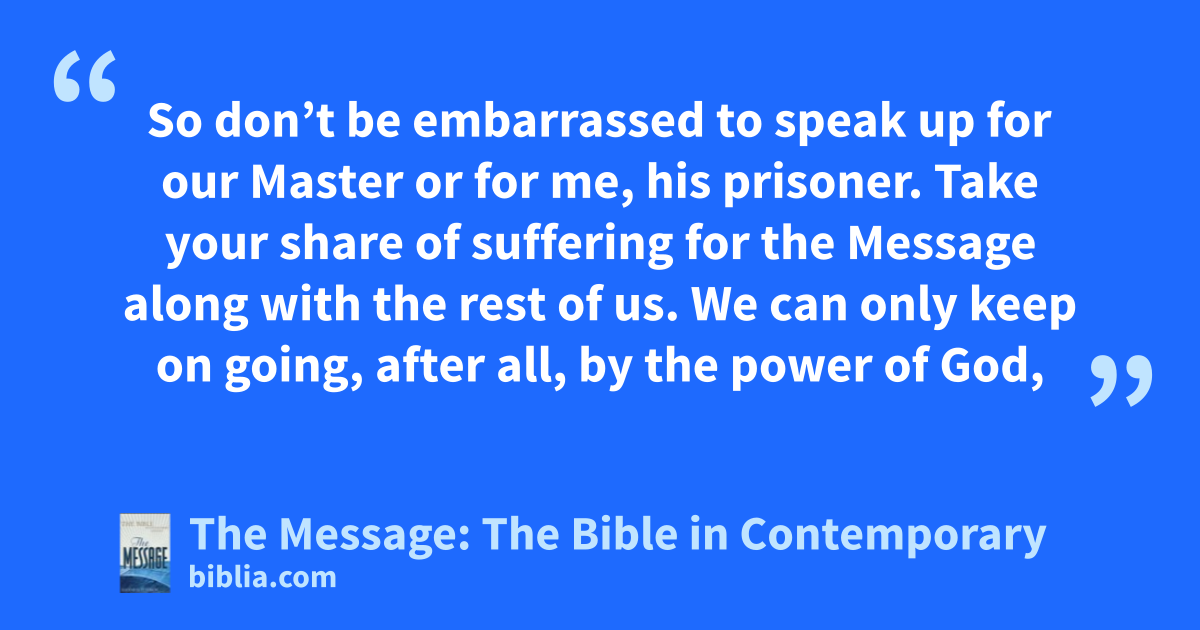 The Message: The Bible in Contemporary Language (Biblia.com)