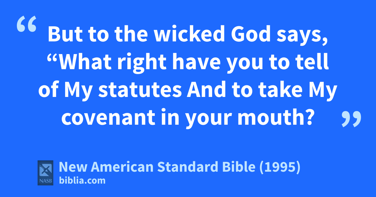 New American Standard Bible: 1995 Update (Biblia.com)