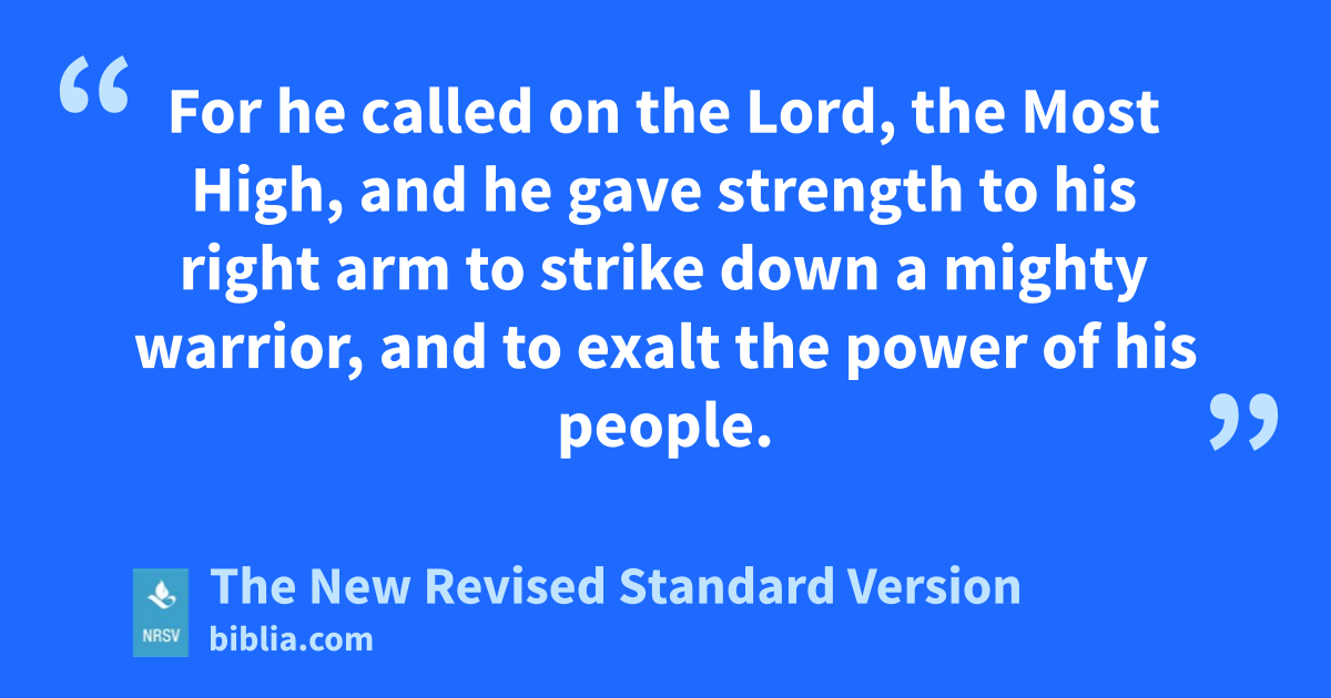 The New Revised Standard Version (Biblia.com)