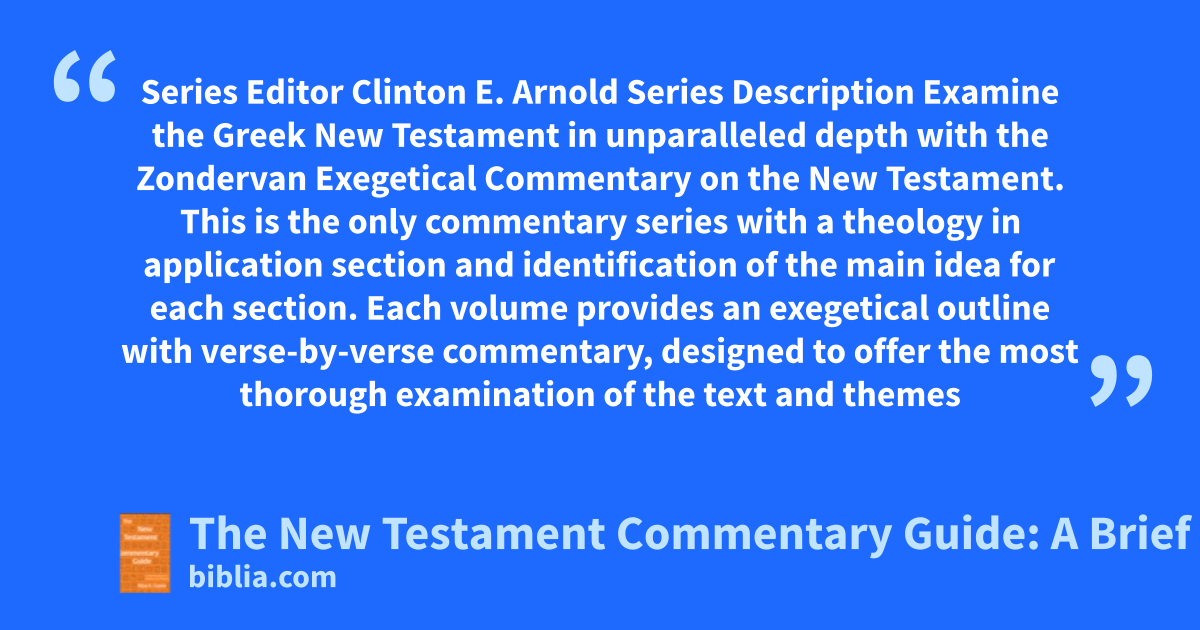 The New Testament Commentary Guide: A Brief Handbook for Students and ...