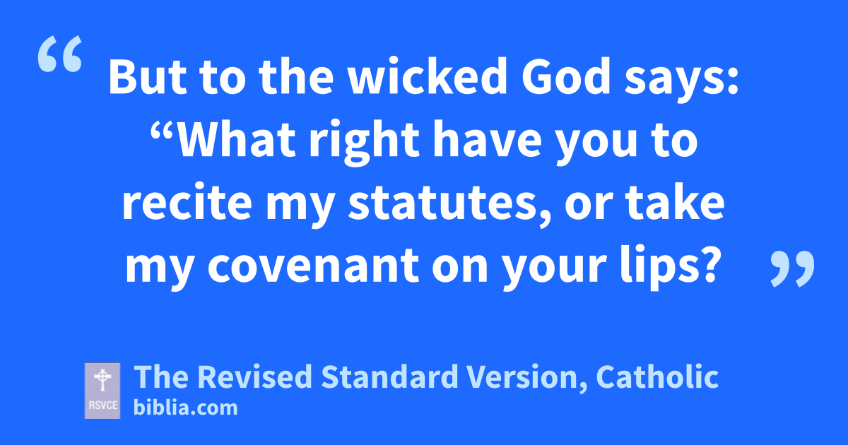 The Revised Standard Version, Catholic Edition (Biblia.com)