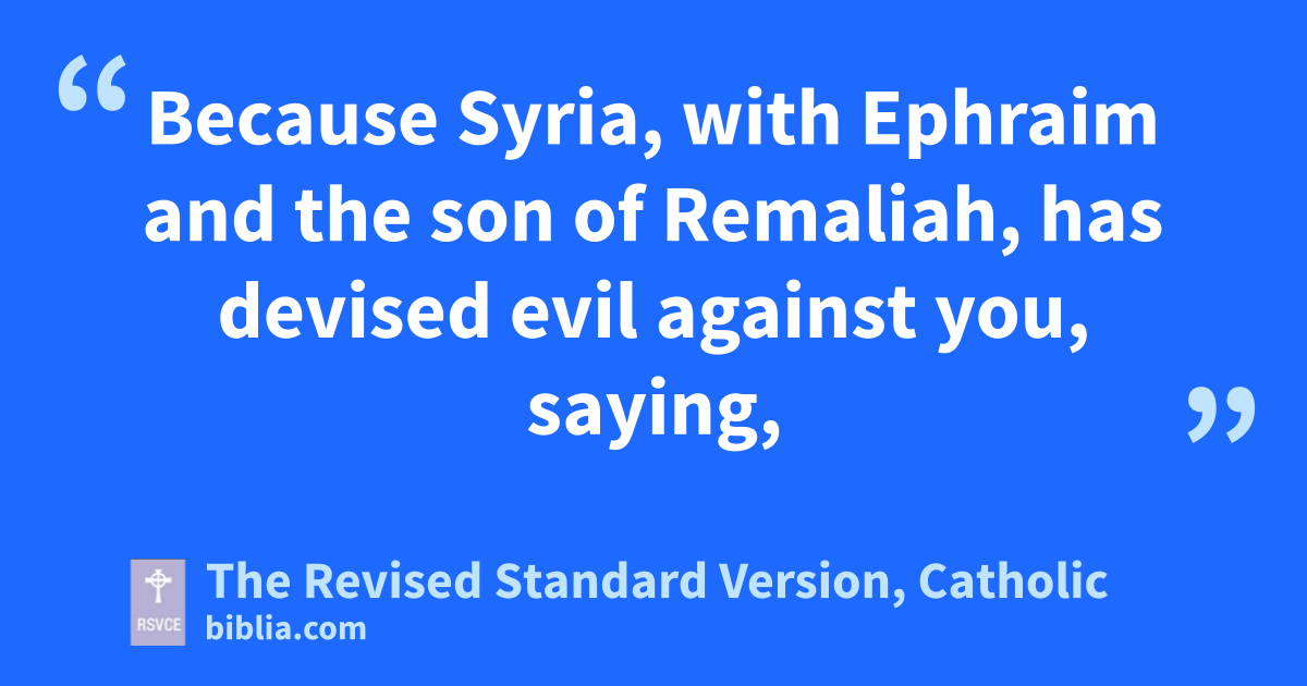 The Revised Standard Version, Catholic Edition (Biblia.com)