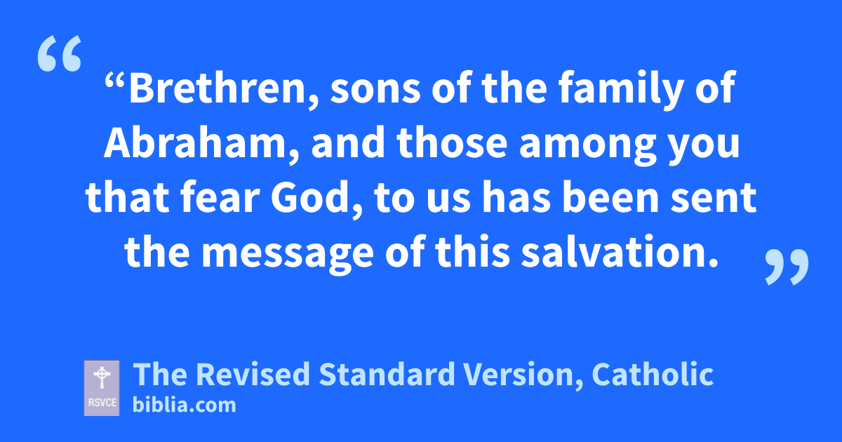 The Revised Standard Version, Catholic Edition (Biblia.com)