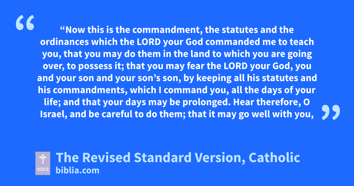 The Revised Standard Version, Catholic Edition (Biblia.com)